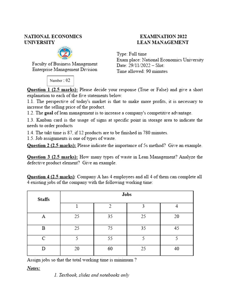 đề mẫu của k62 | PDF