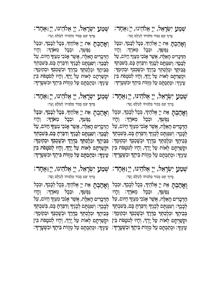 shema israel | PDF