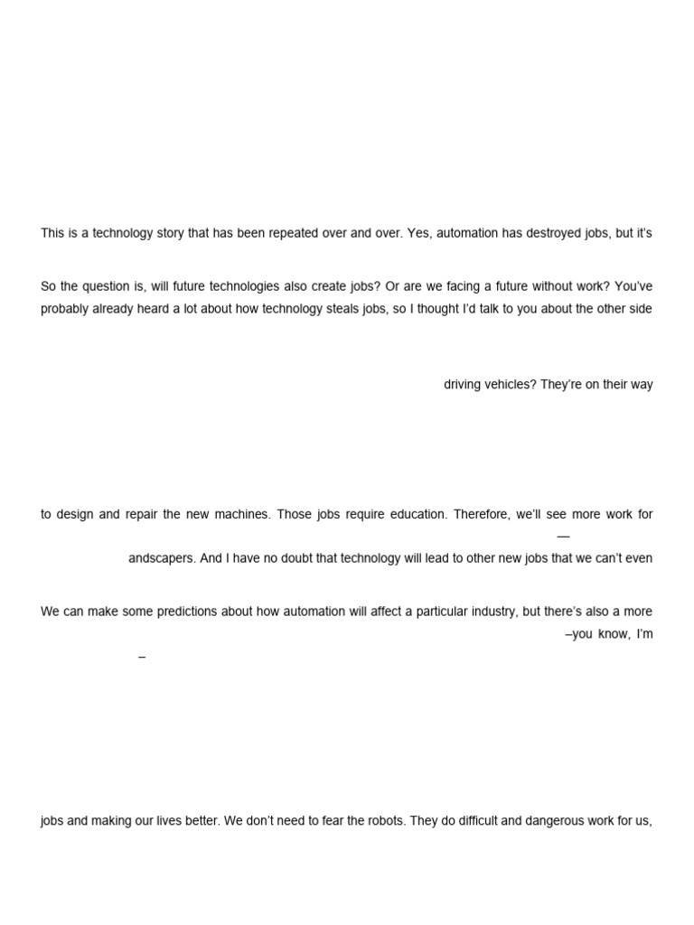 Unit 2 - Lesson 3 Transcript | PDF | Automation