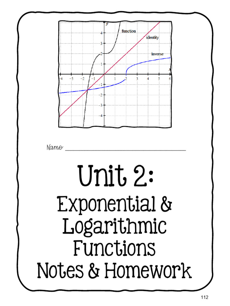 Unit 2 Student Notes HW Bundle | PDF | Function (Mathematics) | Sequence