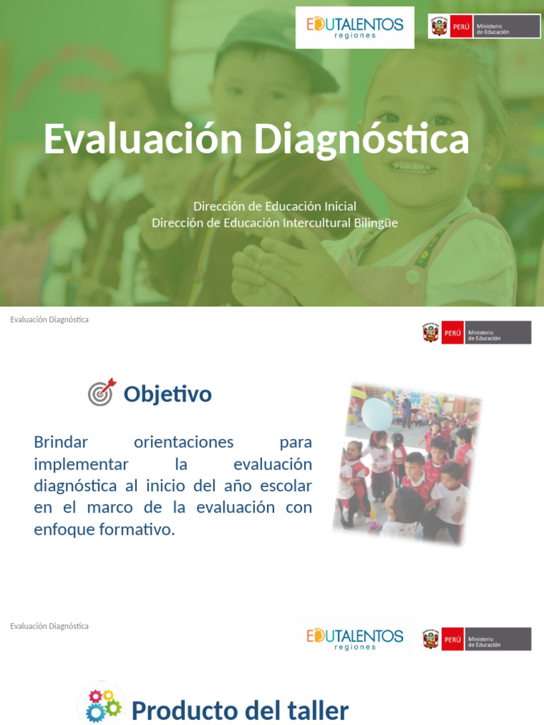 Guía para Evaluación Diagnóstica Escolar | PDF | Evaluación | Enseñando