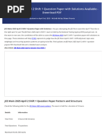 JEE Mains Guide to p-Block Elements | PDF
