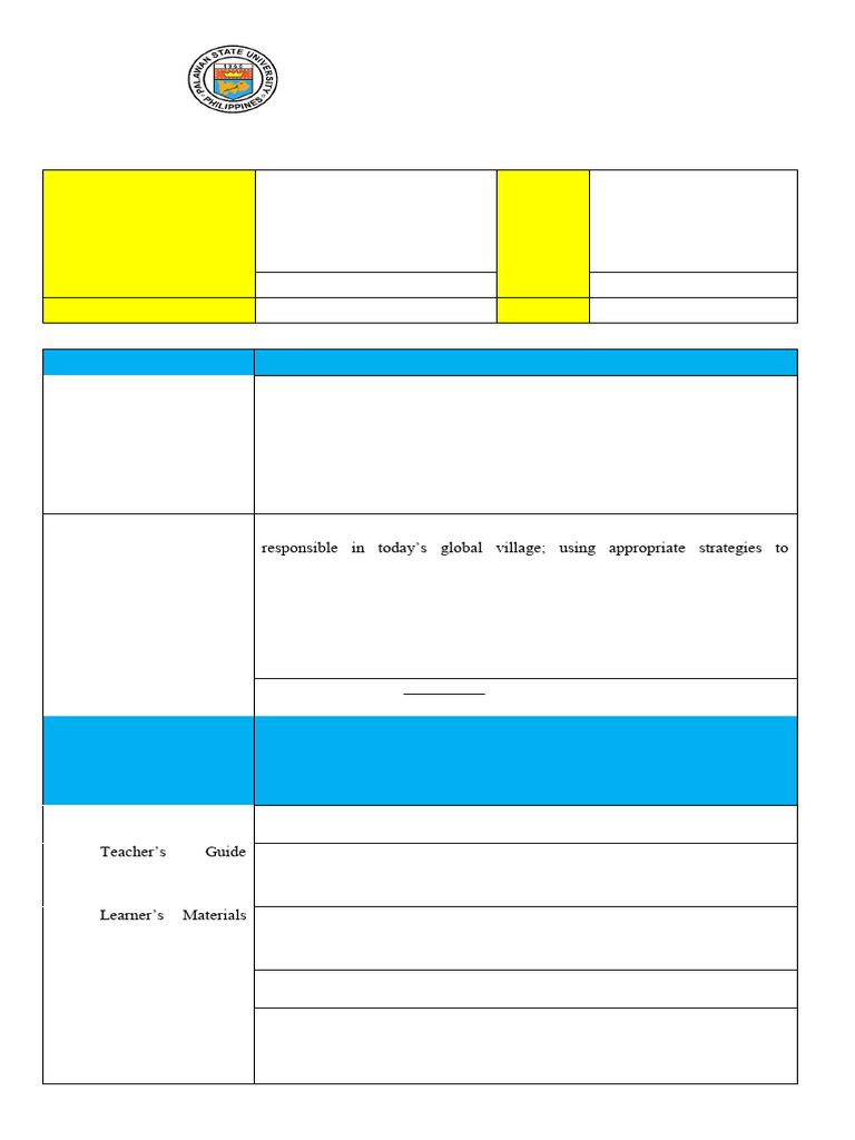 Lesson Plan Preposition | PDF | English Language | Teachers
