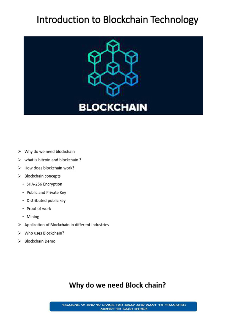 1 BLockchain Presentation-Compressed | PDF | Public Key Cryptography | Key (Cryptography)