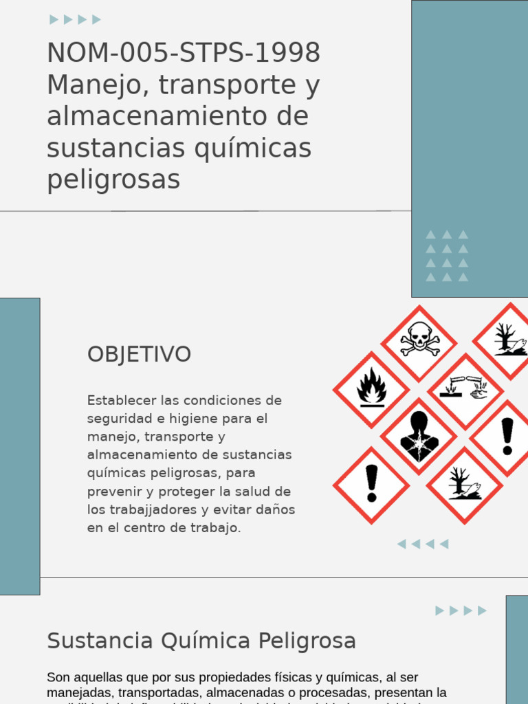 NOM 005 STPS | PDF