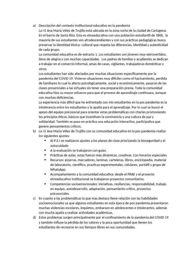 Activida 1 | PDF | Aprendizaje