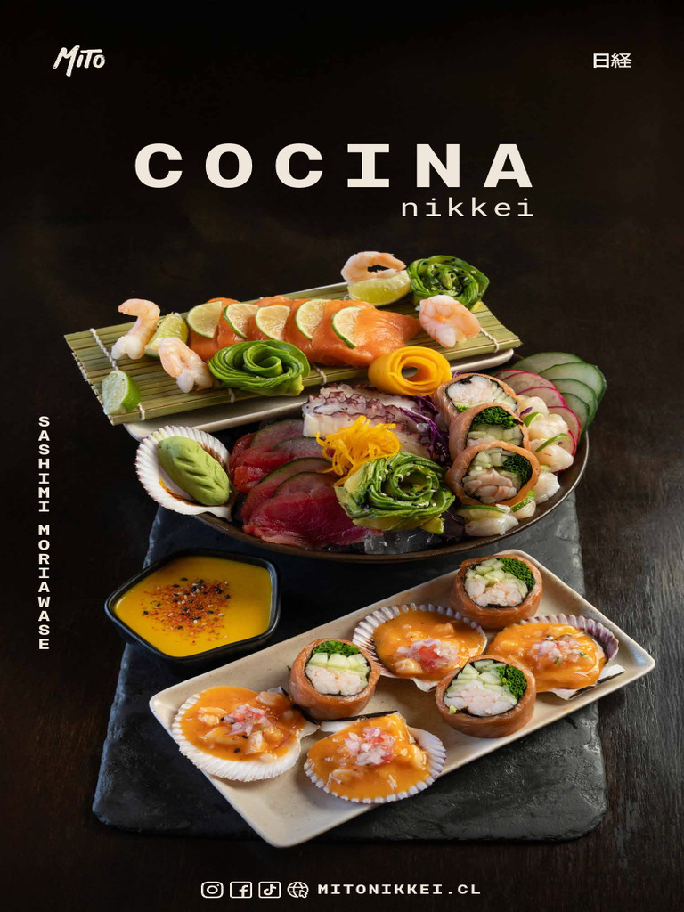 buckets-prod_bHejAtLSTdxNGfmaZ-Carta Digital Comida_Mito Nikkei_2025 | PDF | Mariscos | ensalada