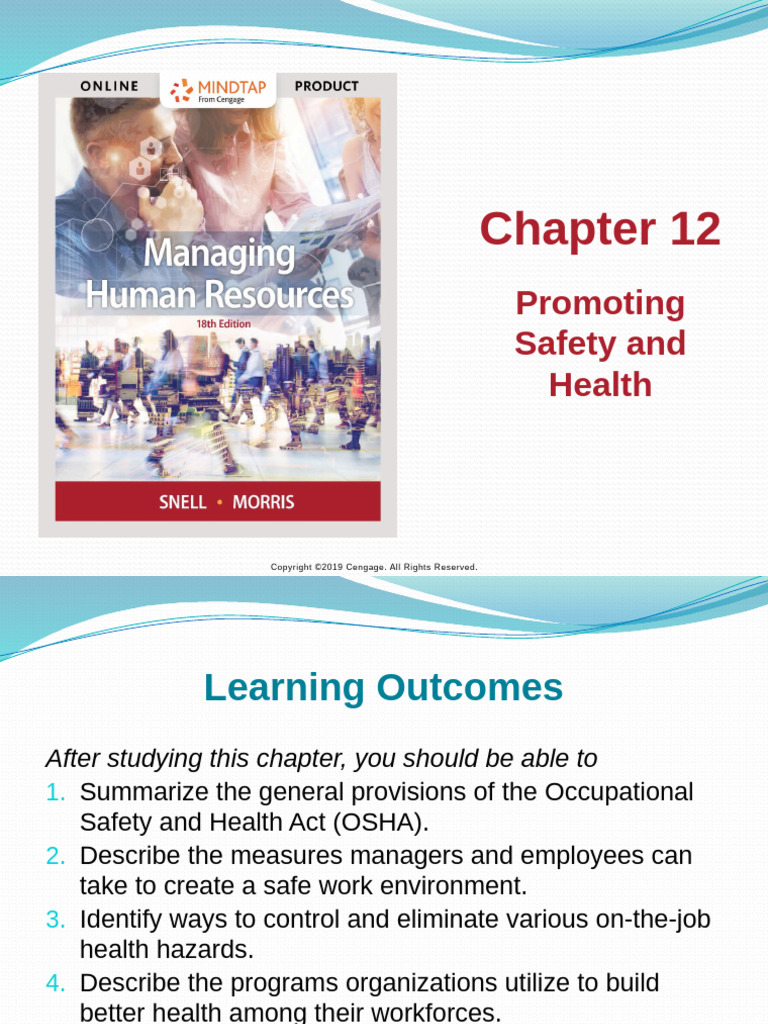 Snell 18e PPT Ch12 | PDF | Occupational Safety And Health Administration | Occupational Safety ...