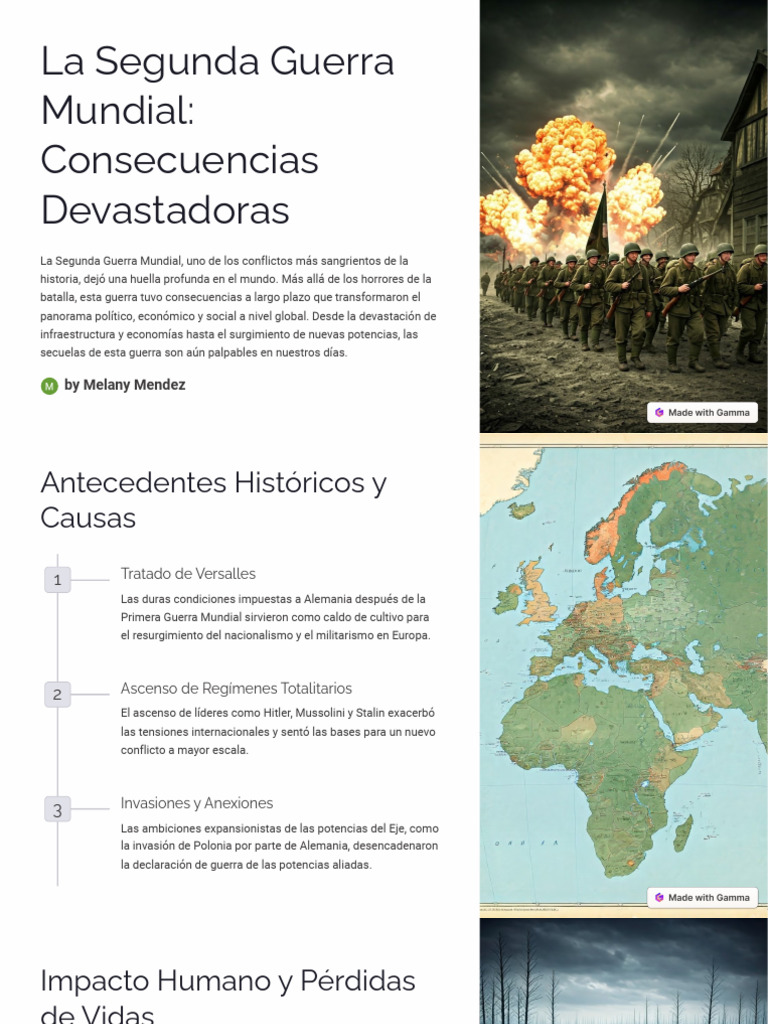 Consecuencias de la Segunda Guerra Mundial | PDF | Guerra Fría | plan ...