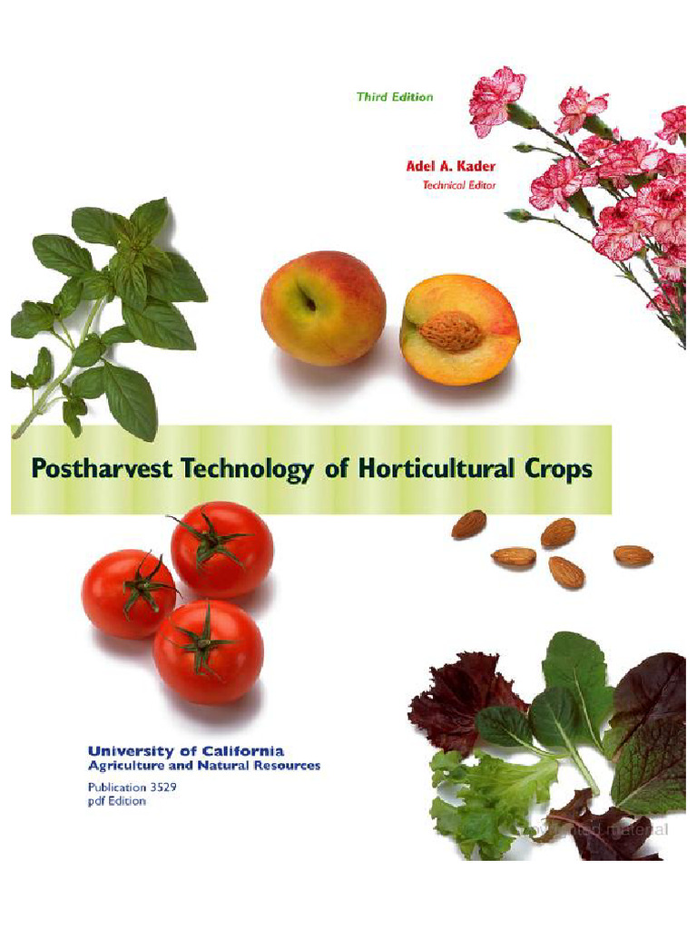 Postharvest Technology of Horticultural Crops | PDF