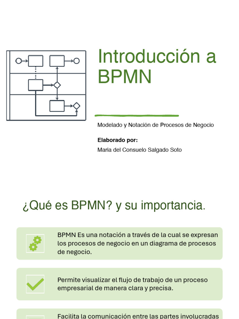 Introduccion A BPMN | PDF | Datos | Almacén de datos