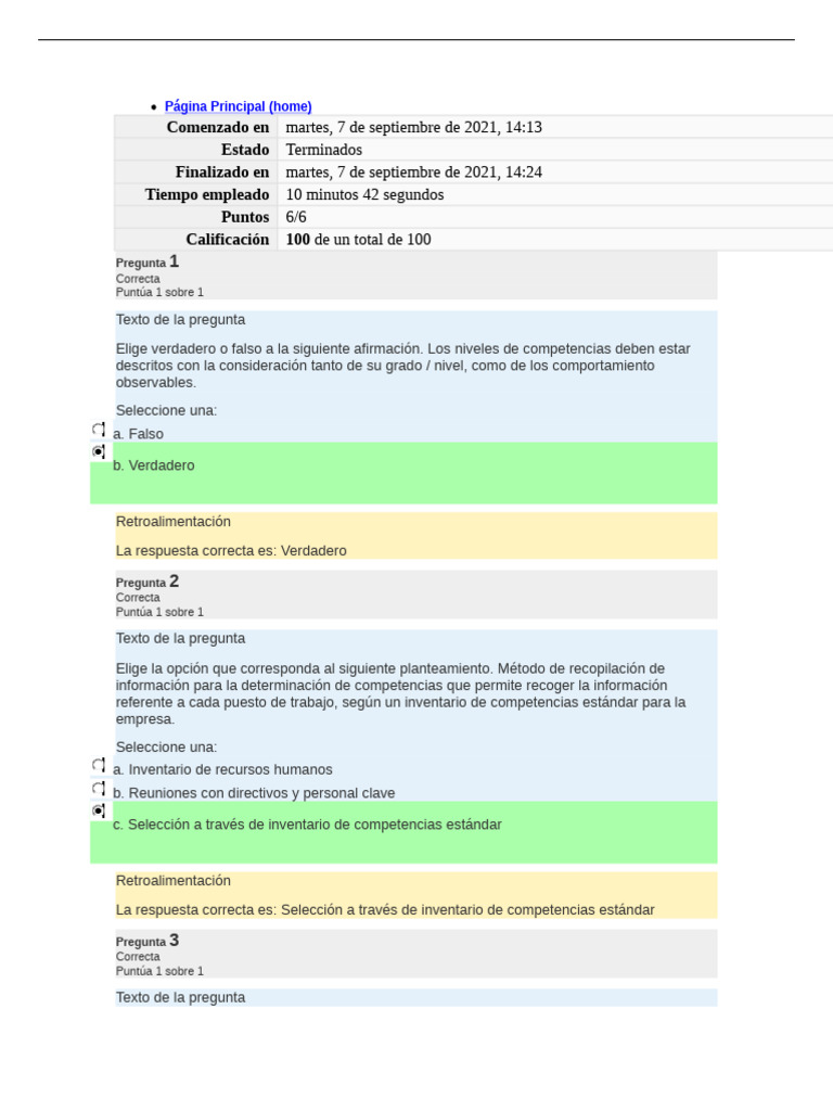 Gesti N Del Talento Humano Basado en Competencias | PDF | Cognición