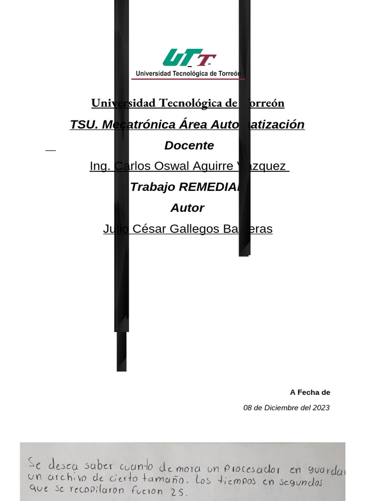 Ante Proyecto UTT | PDF