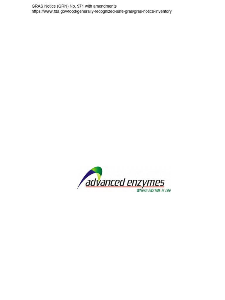 GRAS Notice GRN 971 Bacillus Clausii 088AE | PDF | 16 S Ribosomal Rna ...