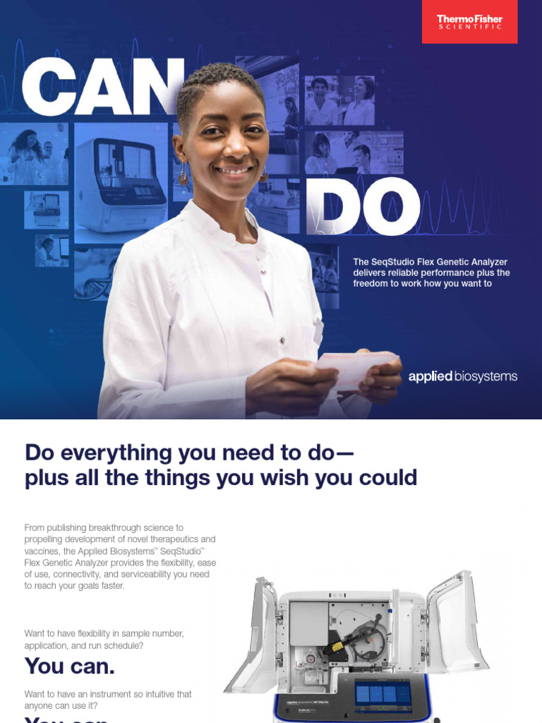 SeqStudio Flex Series Brochure - 1 - Compressed | PDF | Dna Sequencing ...