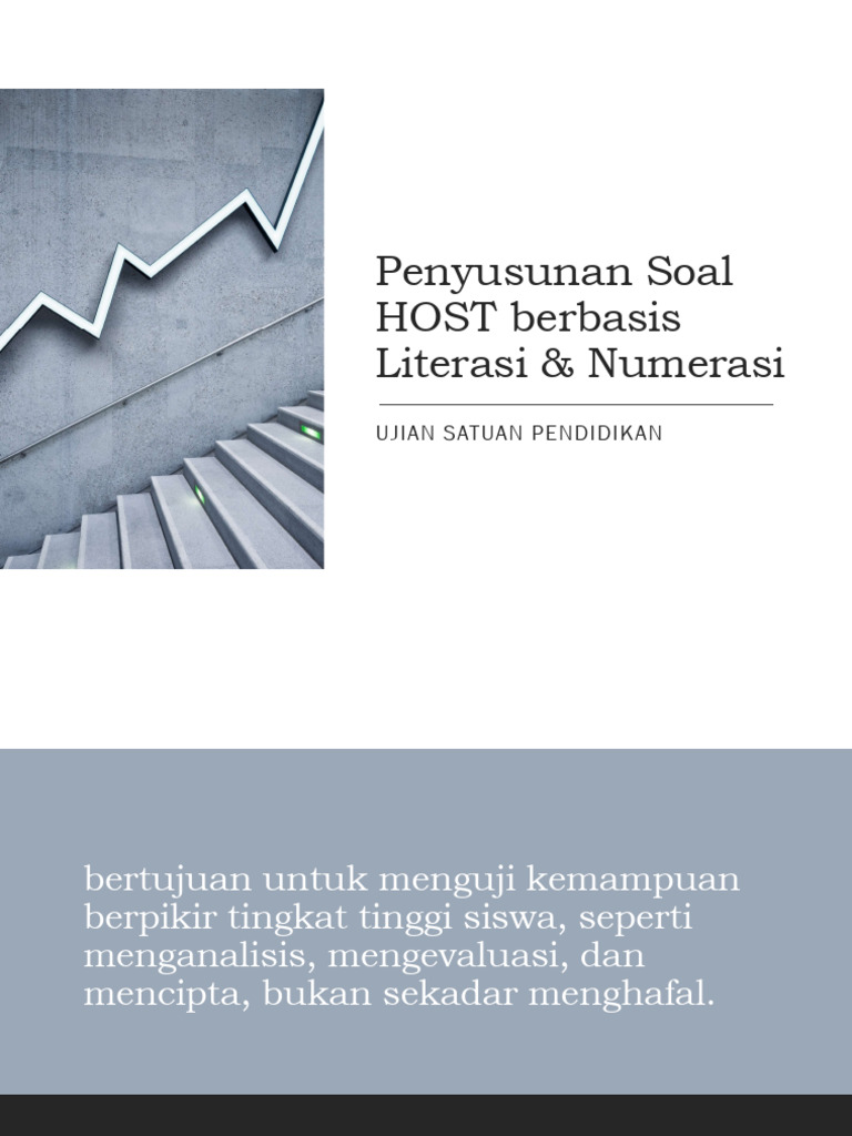 Penyusunan Soal HOST Berbasis Literasi & Numerasi | PDF
