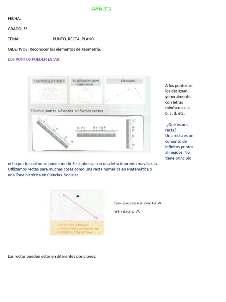Matematica 5 Grado | PDF | Ángulo | Perpendicular
