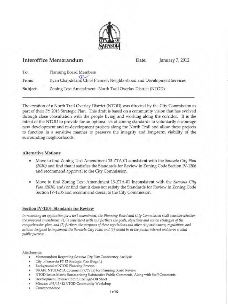 PDF Template for Interoffice Memo | PDF | Zoning