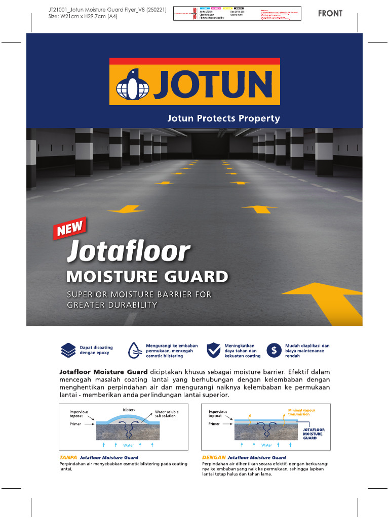 JT21001 - Jotun Moisture Guard Flyer - 10FA - INDO - OL | PDF