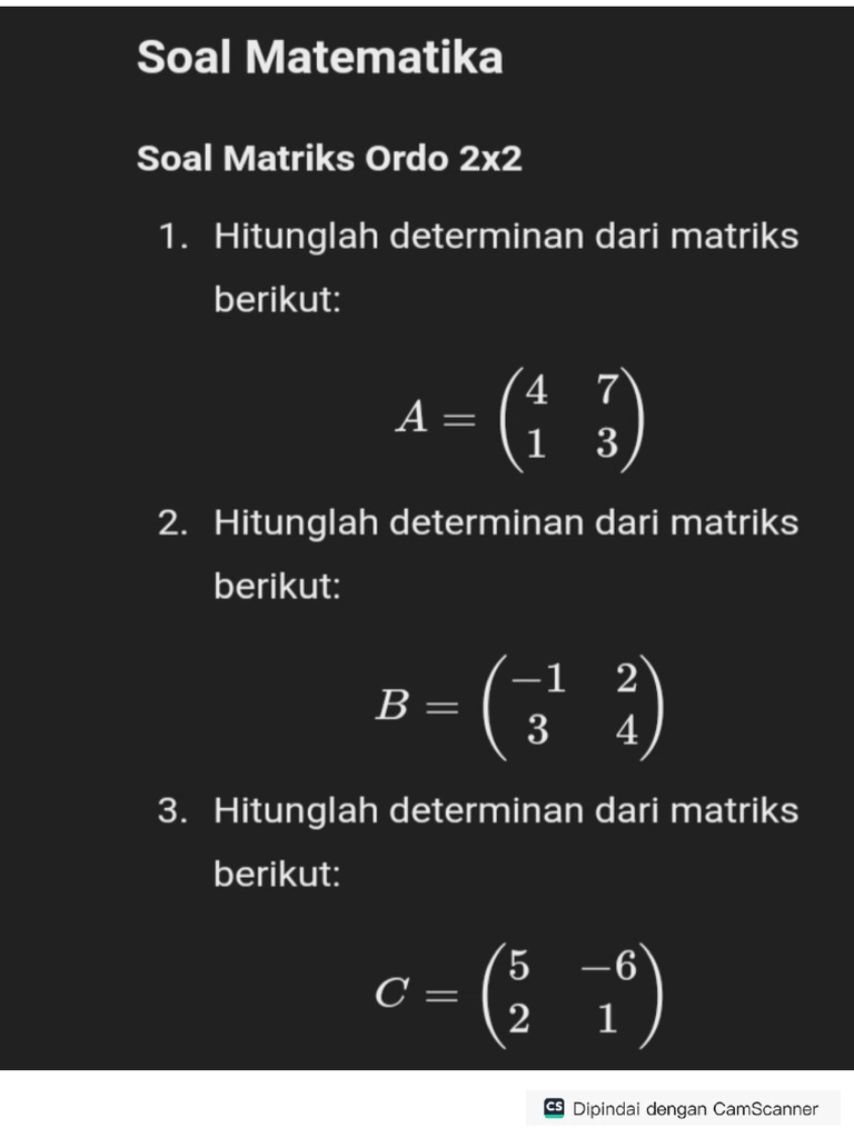 LATIHAN SOAL Matematika Wajib | PDF