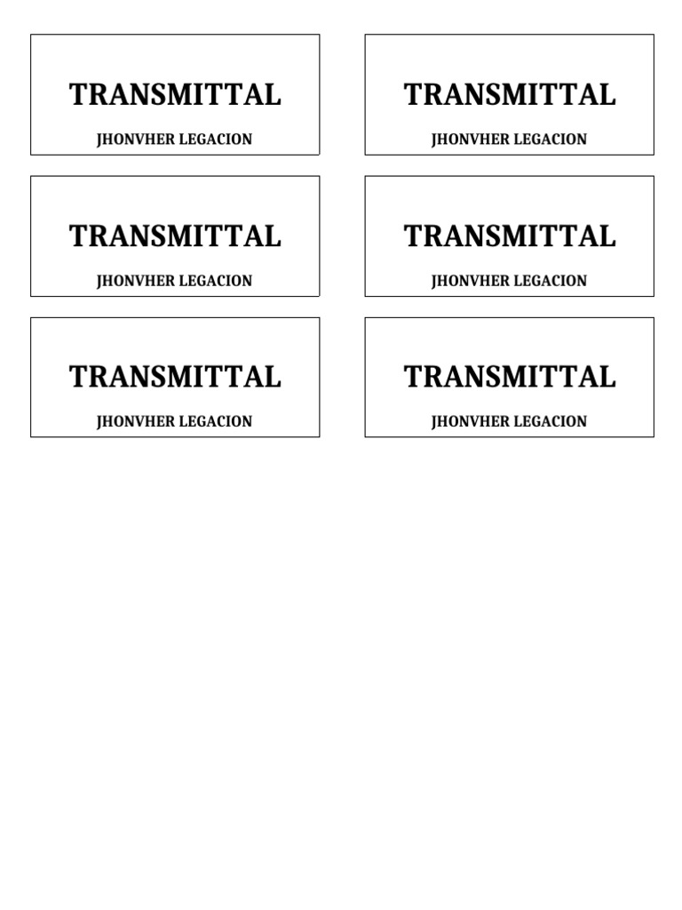 Transmit Tal | PDF