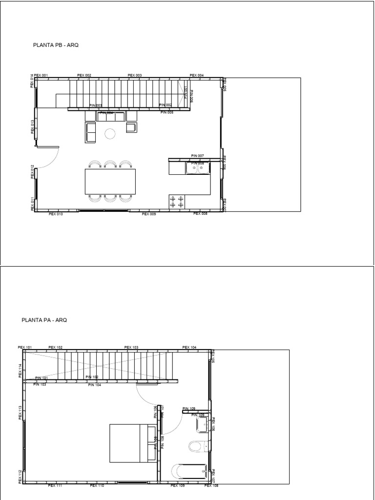 Plantas Estruc y Arq | PDF