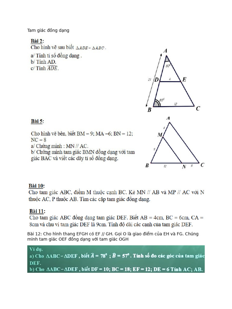 Tam Giác Đ NG D NG | PDF