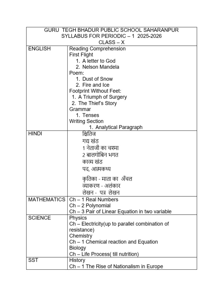 Class 10th | PDF