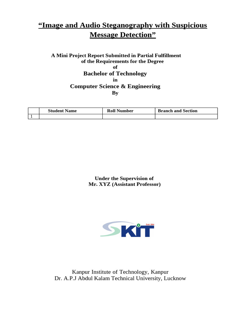 Mini Project Format 2024-25 | PDF | Integrated Development Environment | Cryptography