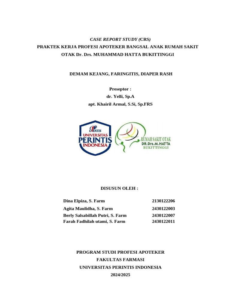 Case Report Kelompok 3 - Anak FIXX | PDF