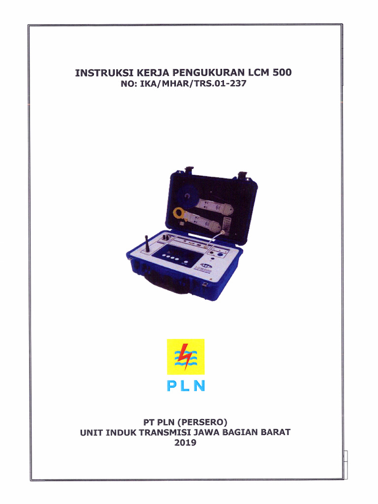 IK Pengujian Leakage Current Monitor - DOBLE LCM 500 | PDF