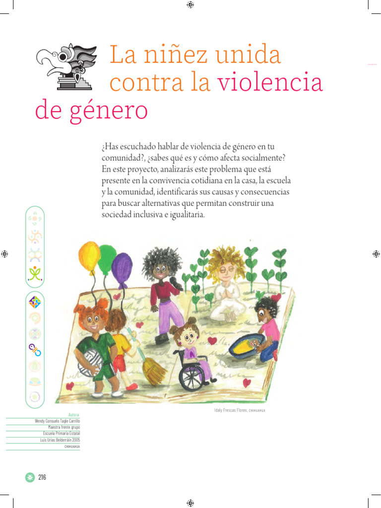 La Niñez Unida Contra La Violencia De Genero Pdf Género Estudios