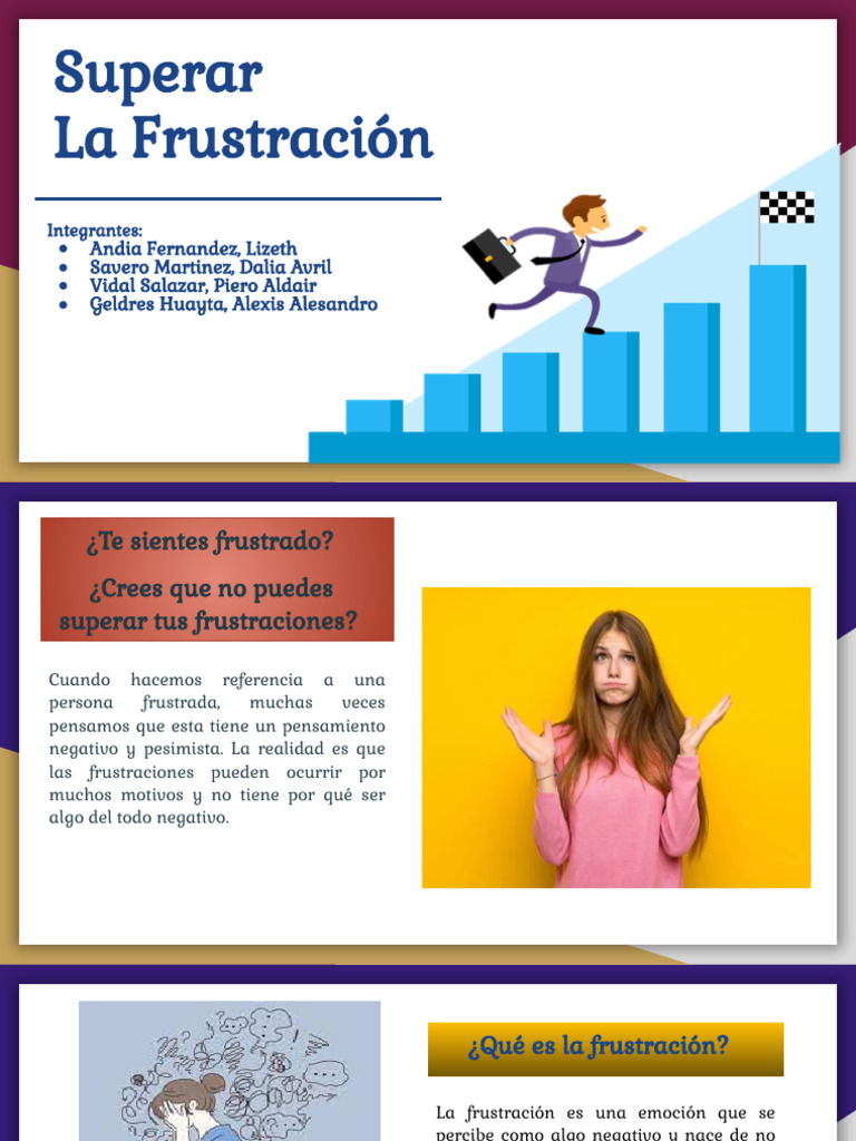 Superar La Frustración | PDF | Las emociones | Tolerancia