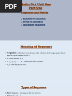 Grade 12 Maths: Sequences & Series | PDF | Summation | Recurrence Relation