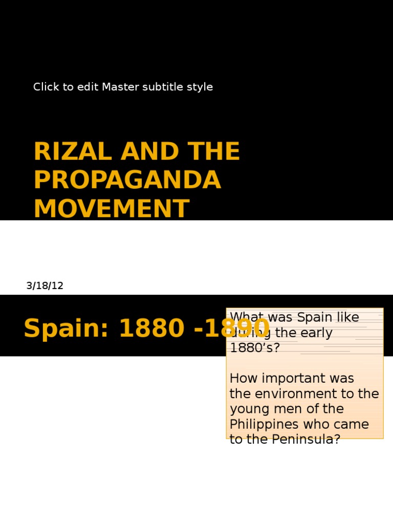 RC Lect5 Propaganda | PDF | Freemasonry | Philippines