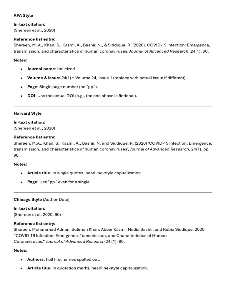 Citation and Referencing | PDF