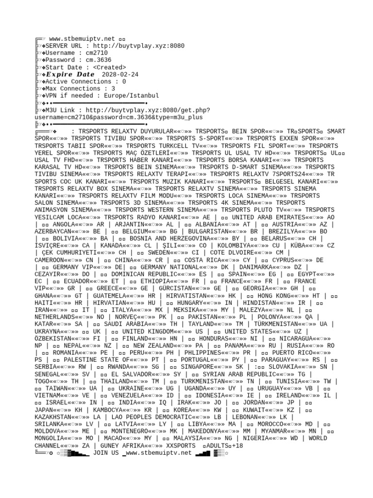 x251 M3u Playlist Xtream Codes | PDF | Symbols | Heraldry