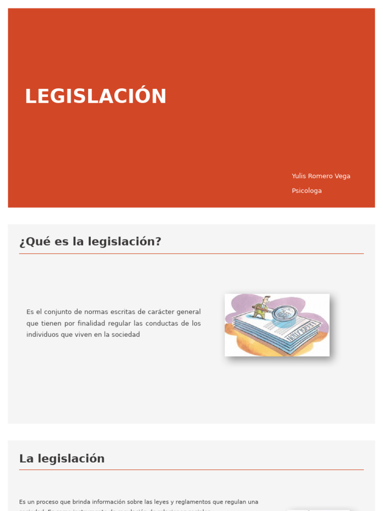Induccion de La Legislacion | PDF | Justicia | Crimen y violencia