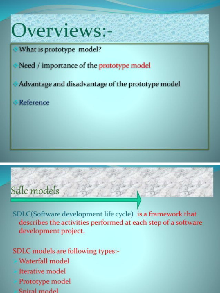 Prototyping Model | PDF