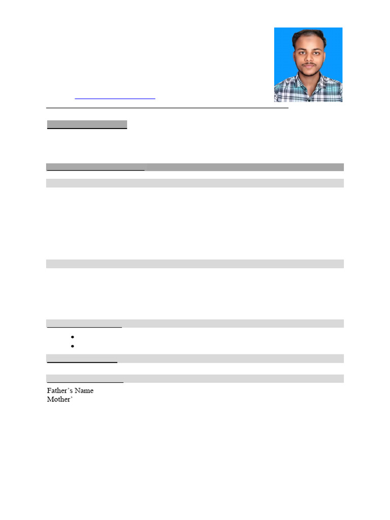 Sajib CV | PDF