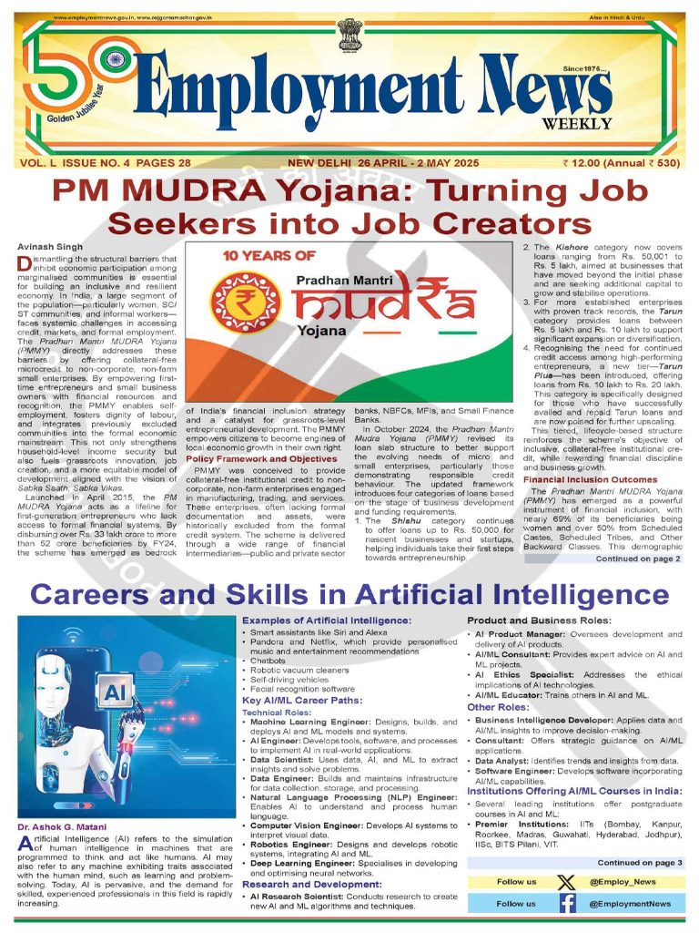 Employment Newspaper 26 April To 2 May | PDF