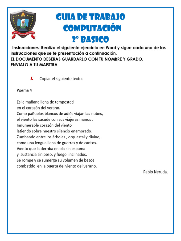 Computacion 2do Basico | PDF