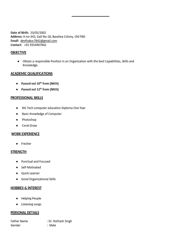 Dev.resume | PDF