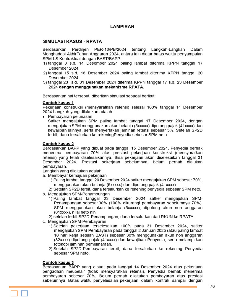 FAQ dan Contoh Kasus RPATA | PDF