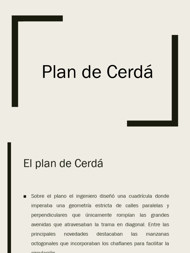 Plan de Cerdá y Amsterdam | PDF