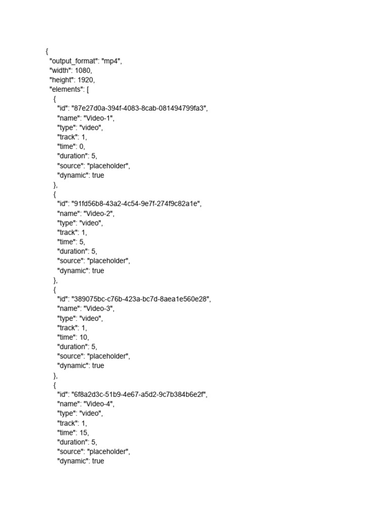 Creatomate Template | PDF