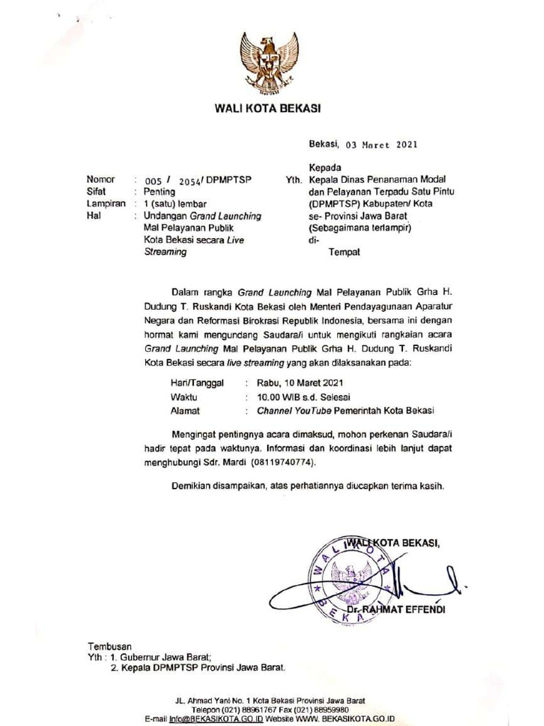 Und Launching MPP DPMPTSP | PDF