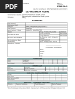 KEW - Pa-2 (Daftar Harta Modal) | PDF