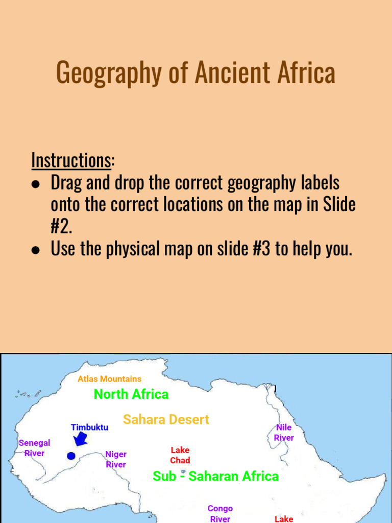 Hicel Paredes Jimenez - _Map Activity_ Ancient Africa_ | PDF