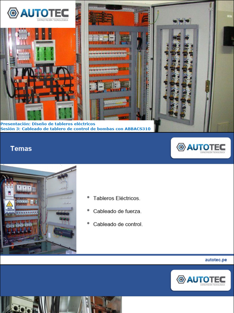 sesion3-armado-de-tableros- | PDF | Ingenieria Eléctrica | Revestimiento